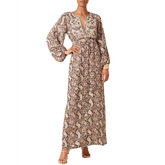 Figue | Dresses | New Figue Emani Dress In Python | Poshmark